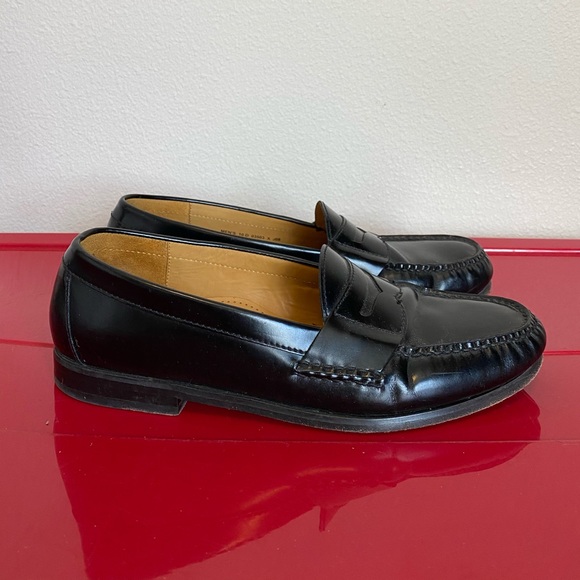 Cole Haan | Shoes | Vintage Cole Haan Penny Loafers Black Leather ...